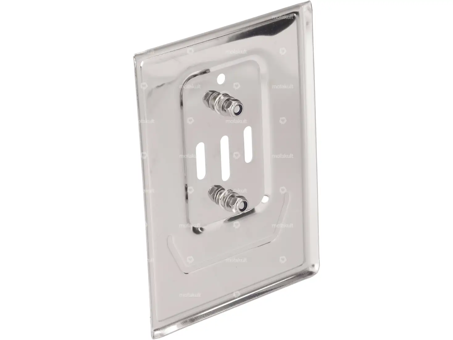 GPO license plate holder Inox (CH version) | mofakult