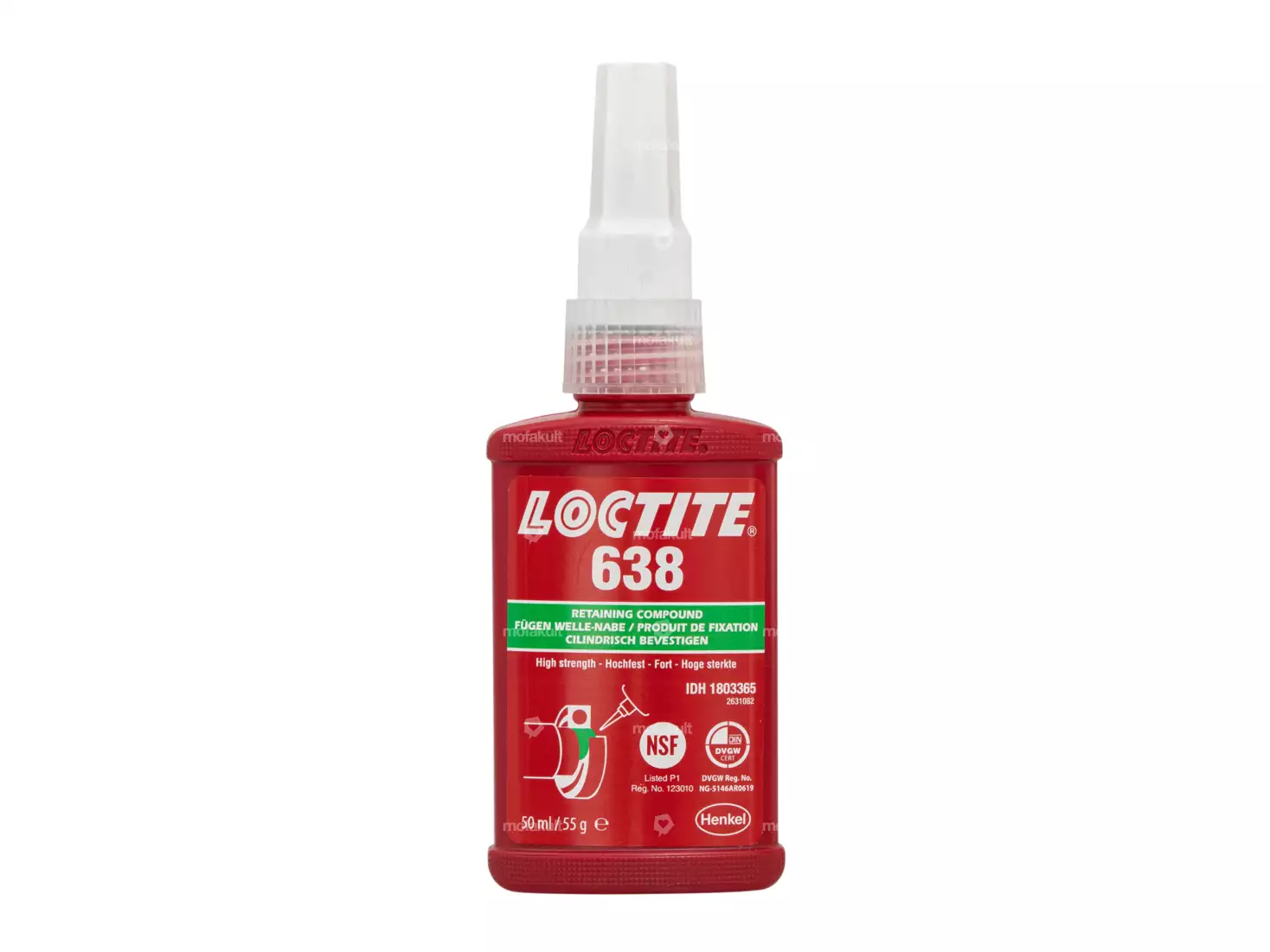 Loctite 638 Joining shaft-hub high-strength 50 ml | mofakult